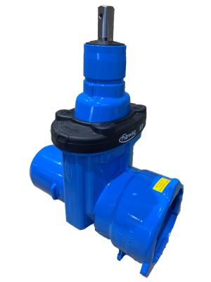 Dn 100 baio sluseventil e3 muffe/spiss høyre gjs pn16 - s...