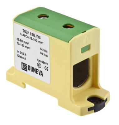 Mgg 1x25-150mm2 1xal/cu 150mm2 (gul/gr) - tilkoblingsklem...