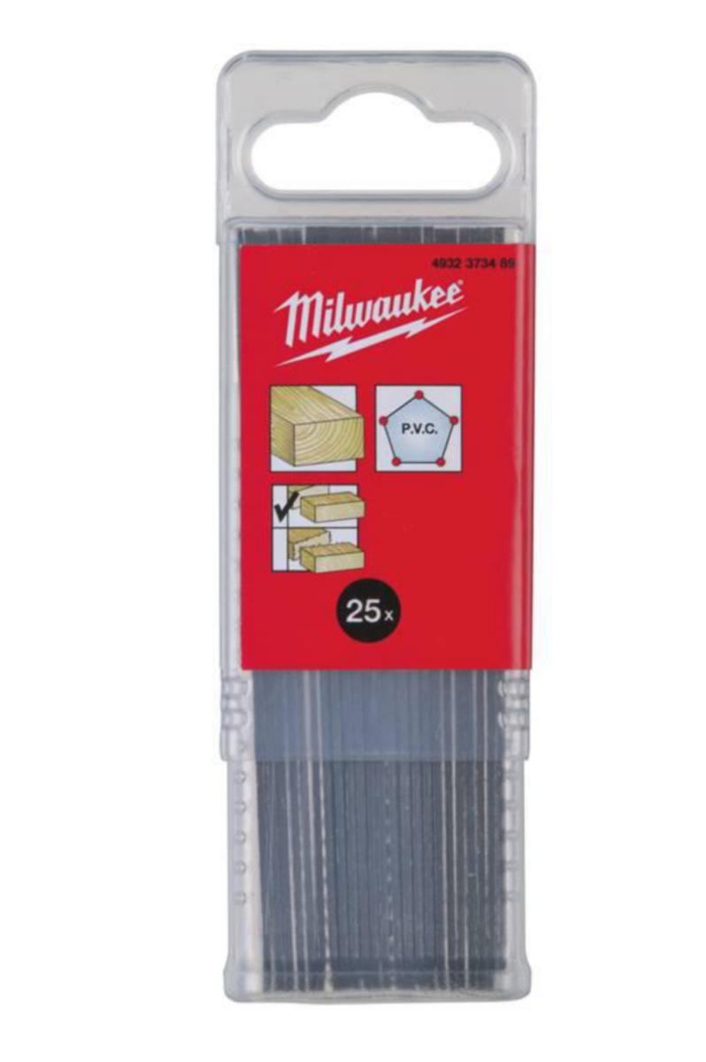 Stikksagblad t101b 75/2,5mm milwaukee 25pk - stikksagblad...