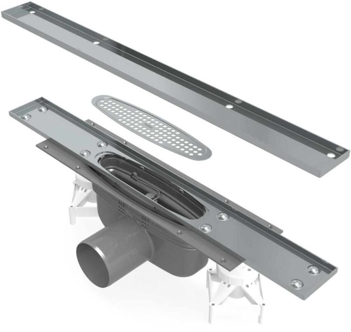 Purus line tile sluk gavel utl 75 mm x 900 mm - sluk med ...