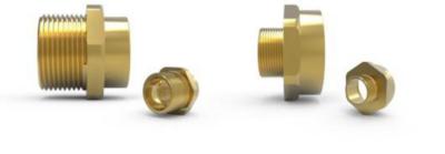 Reducer m40/m25 exde messing reducer(m)m40-(fm)m25brass