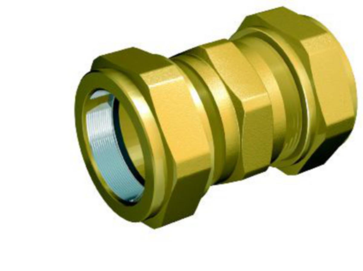 3/4" x3/4" unifix uu f/stålrør for cu/schell - rørkobling...