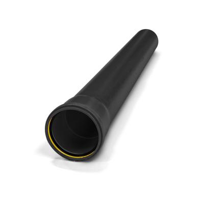 110 mm pp overvannsrør svart sn8 m/muffe og pakn. l=6 mtr...