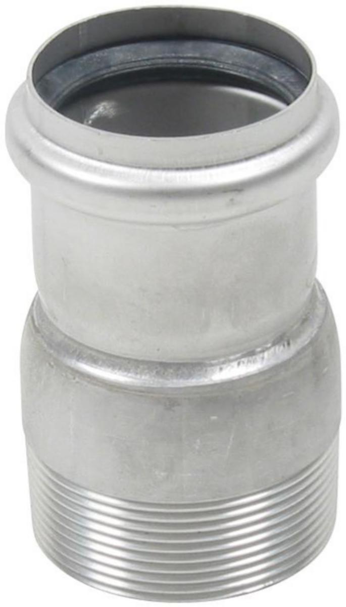 2" x 50 mm muffe m/utv gj aisi 316 - muffe med utvendig g...