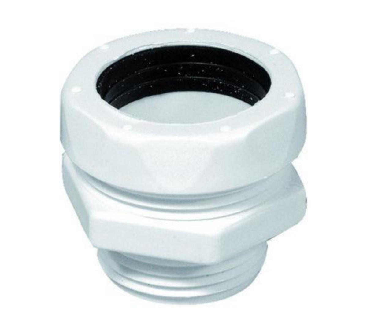 1" (3/4") x 32 mm tippunion pp hvit - tippunion med kupli...