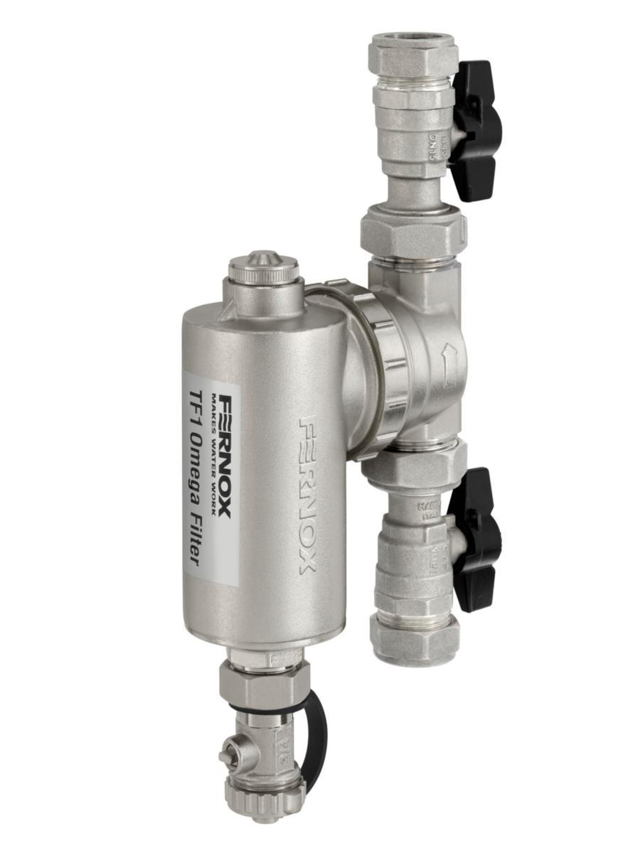28 mm fernox omega filter tf1 hydrosyklon-/magnetittfilte...