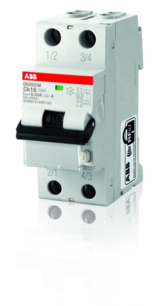Aj.aut ds202c m ck10 a30 - jordfeilautomat abb ds202c 2p...