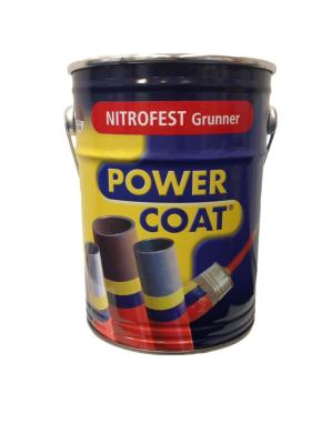 Metallgr. nitrofest. 3009 power coat 5l oksydrød - nitrof...