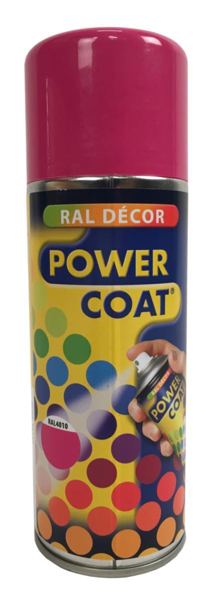 Decorspray ral 4010 power coat 400ml telemagenta - sprayl...