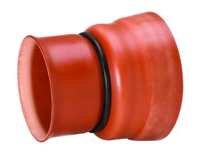 315 mm pvc overgang bet.spis krympemuffe, rødbrun - over...