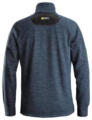 Fleecejakke snickers 8042 flexiwork marine/svart str m