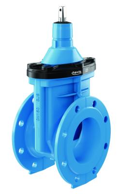 Dn 65 hawle sluseventil e3 høyre u/betjening pn10/16 - sl...