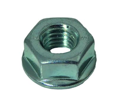 M8 flensmutter m/rille elz din 6923 - flensmutter din 692...