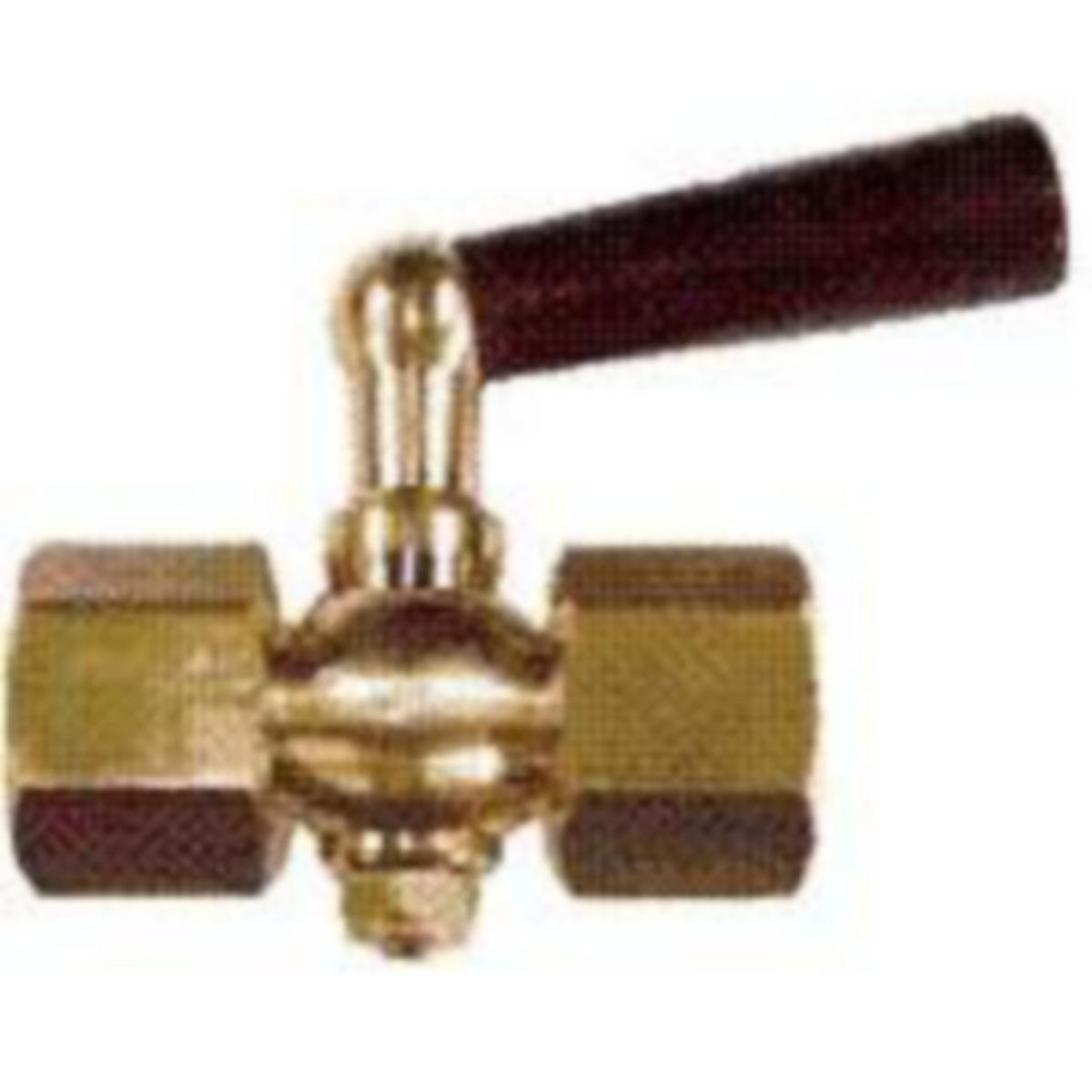 1/4" innv. manometerkran - manometerkran messing, innv o...