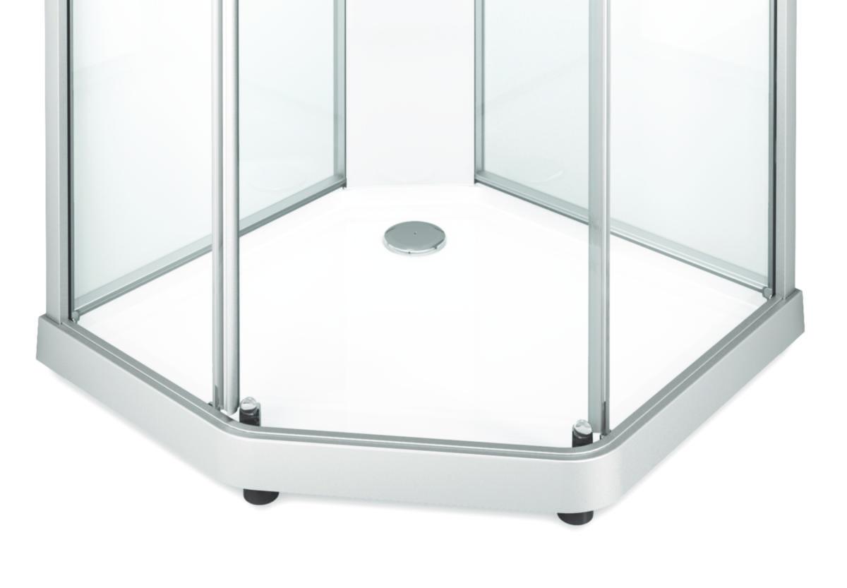 Showerama 10-5 dusjkar 90x90 pentagonal. hvit - dusjkabin...