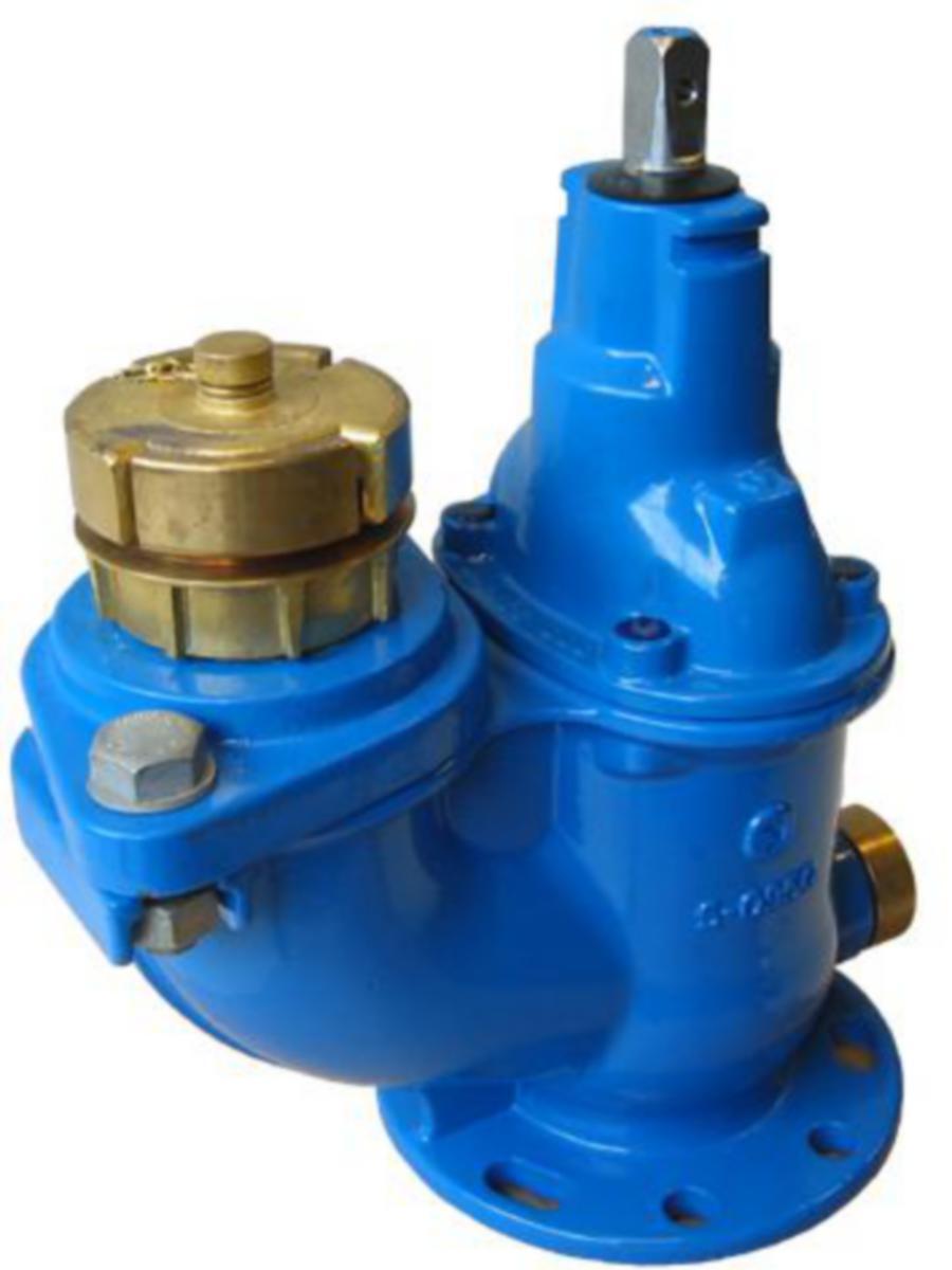 Dn 100 brannventil s-0952 m/2 1/2" nor-kobling ulefos - b...