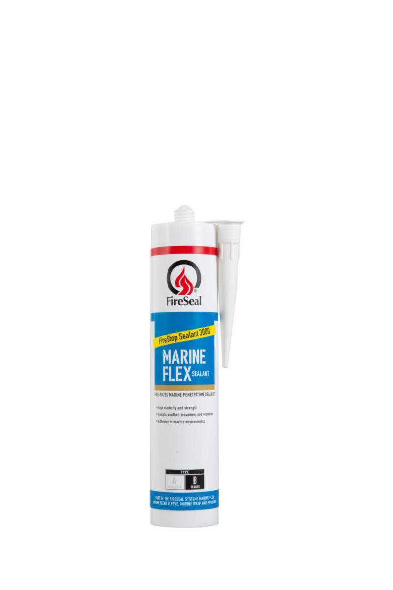 Brannfug silikon marine flex fireseal 310ml hvit - brannf...