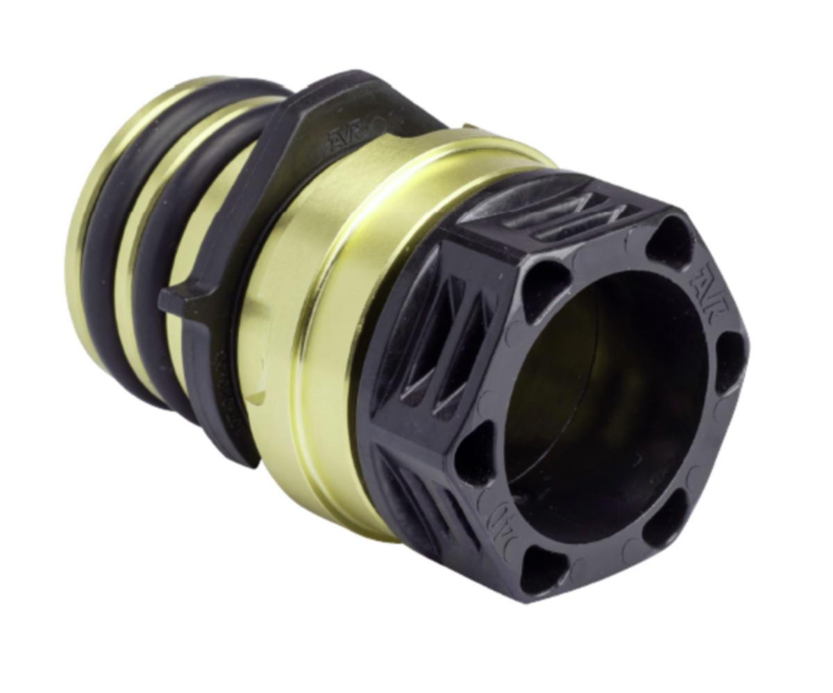 Dn32 supa lock tippunion avk m/prk kopling messing. pn16 ...