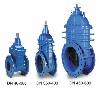 Dn 250 avk sluseventil pn10 venstre 06/39 testet 21/24 ba...