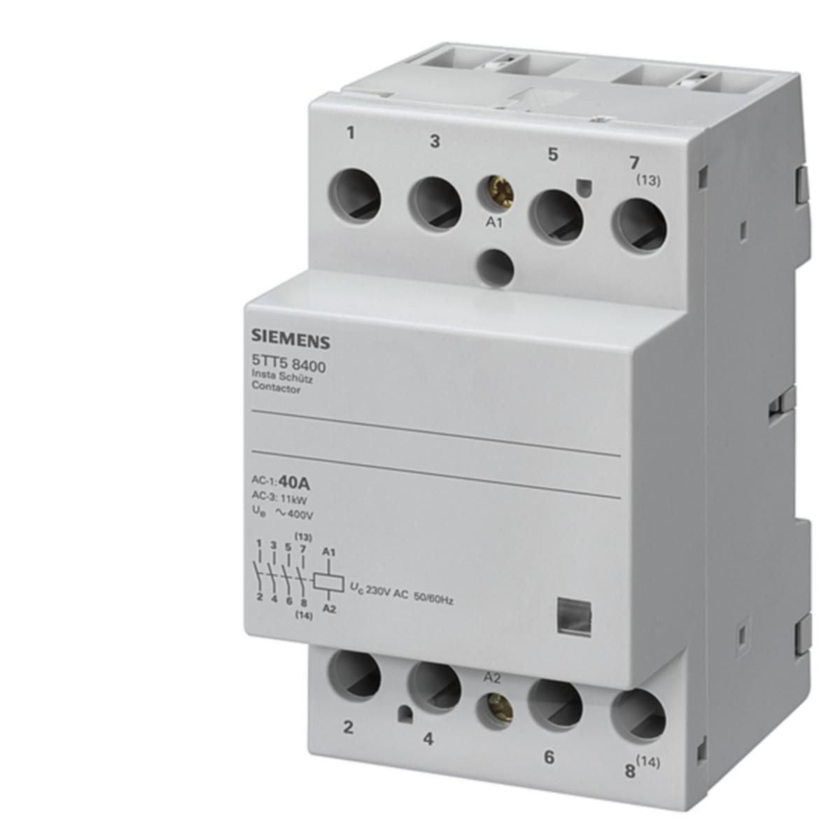 Kontaktor 4no 230v 63a - kontaktor siemens 4no | Ahlsell...