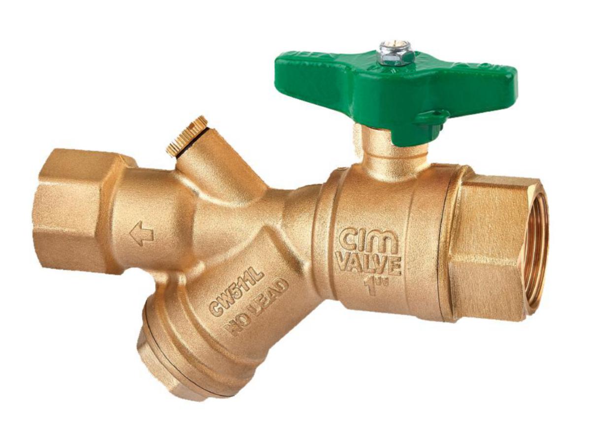 3/4" trippelventil m/vinge c 622crnl 3/4" en1717 ea/2