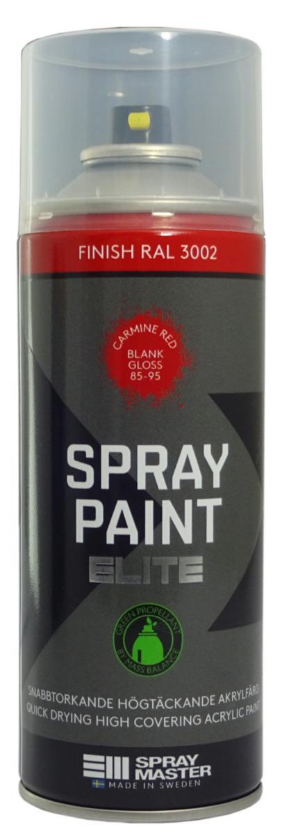 Spraymaling master elite 400ml ral3002 rød blank - spray ...