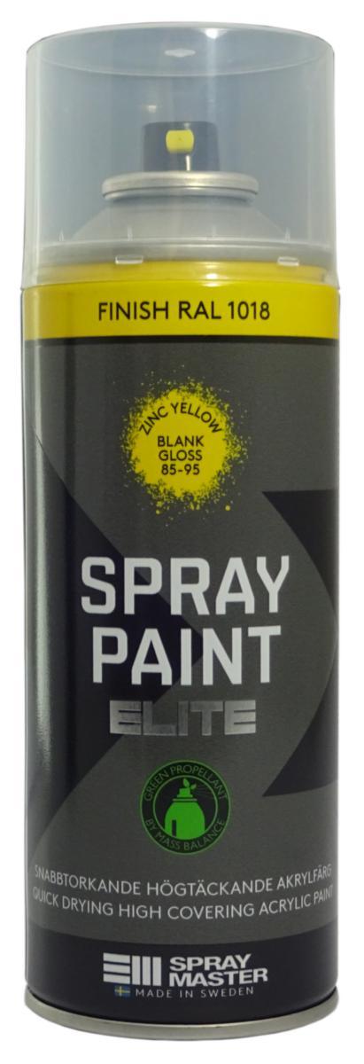 Spraymaling master elite 400ml ral1018 gul blank - spray ...