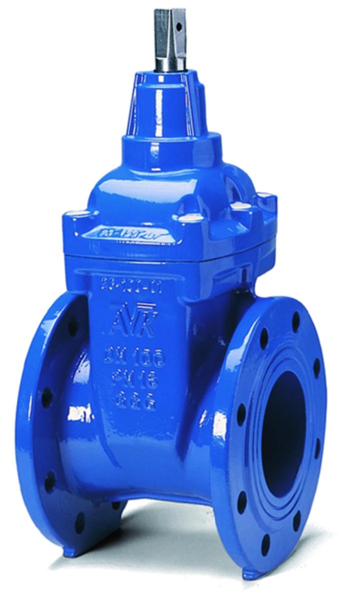 Dn 150 avk sluseventil pn10/16 høyre m/flenser. 06/30-003...