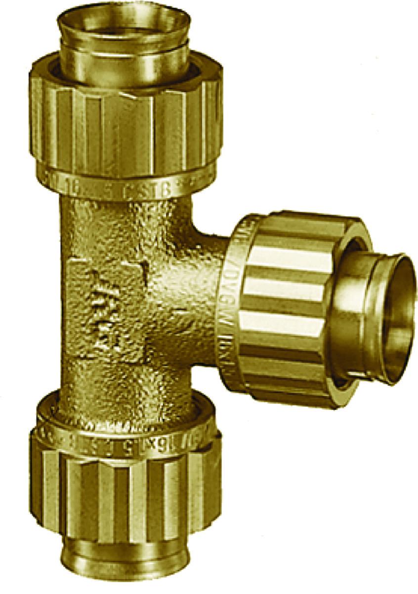 20 mm t-rør sanipex - t-rør sanipex | Ahlsell