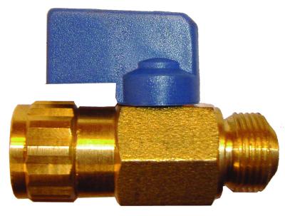 12 mm nk ventil m/mutter sanipex - ventil for fordeler me...