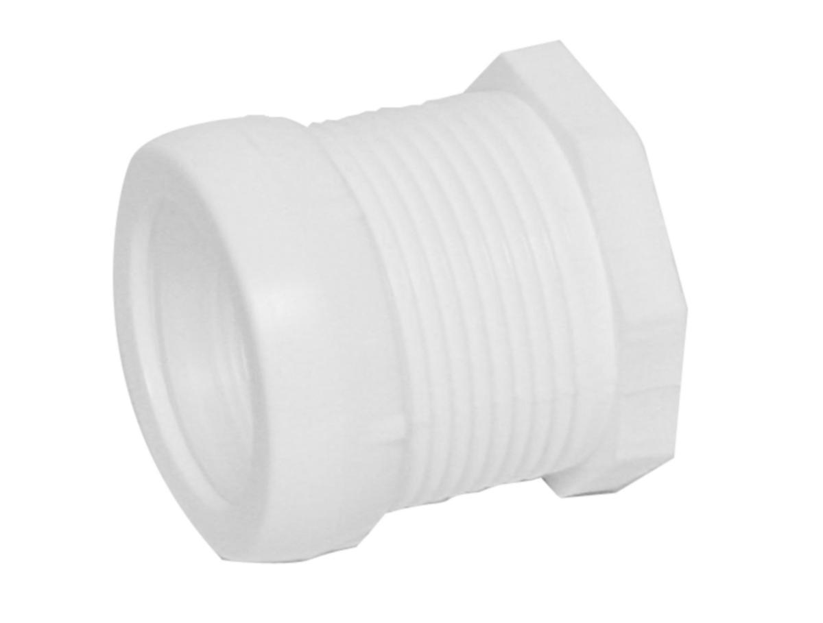 1" x 32 mm innv. union hvit 75400 - kobling rett hvit, fa...