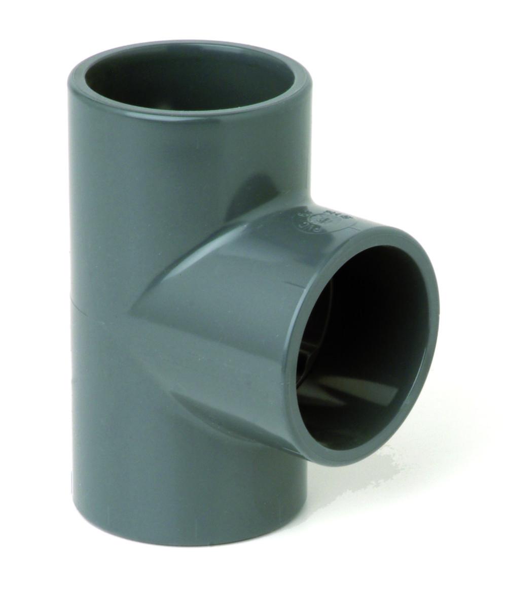 50 mm pvc t-rør 90° tiv050 innv. liming - t-rør 90° innve...