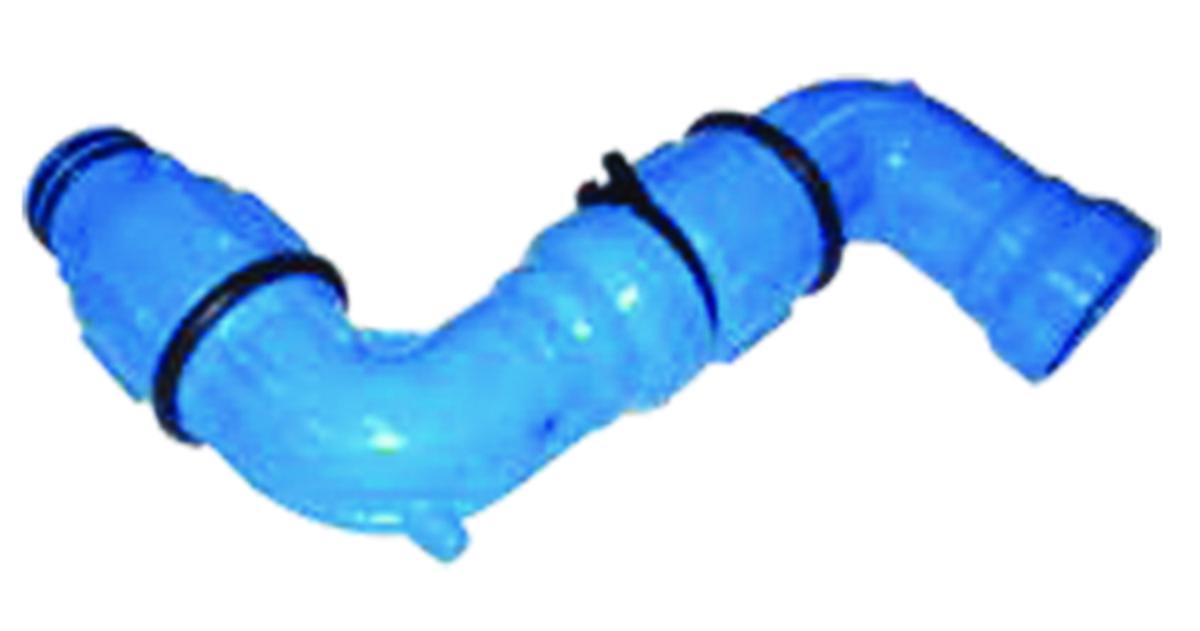 Dreibar dobbel albue zak 46 spiss/muffe - zak® dobbelalbu...