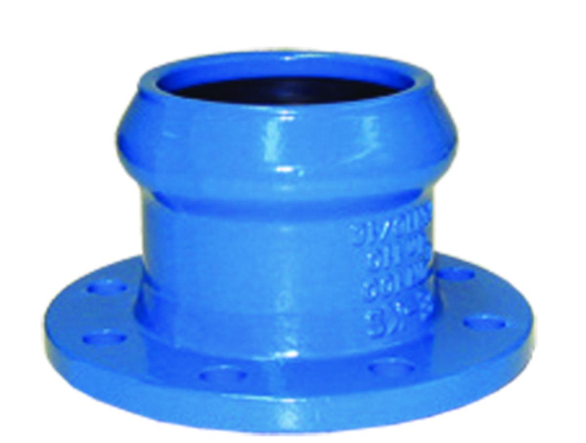 Dn 100/110 flensemuffe f/pvc m/pakning - flensemuffe for ...