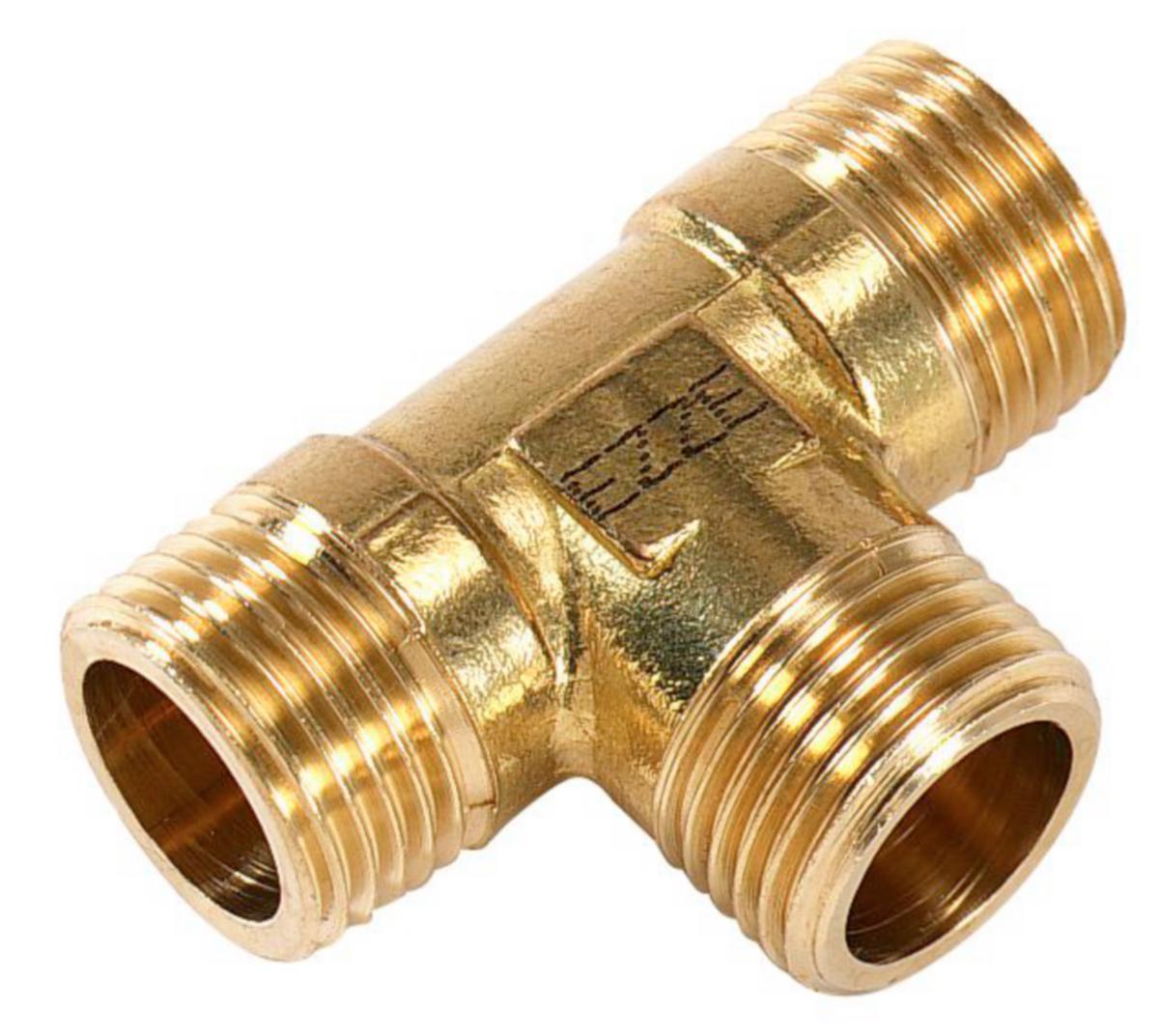 1/2"x3/8"x1/2" mess t-rør ezze plandreid - t-rør krk 150,...