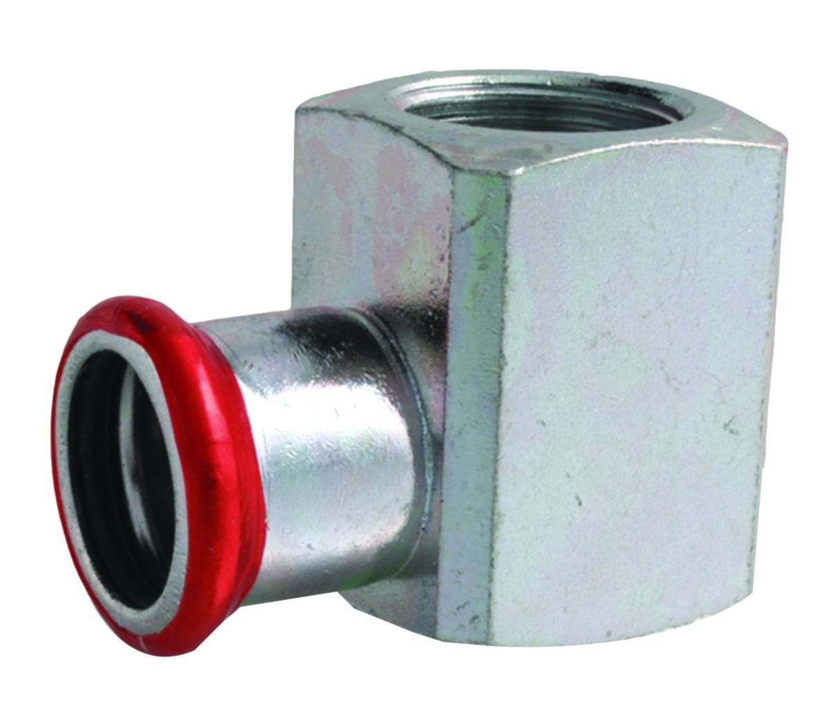 22mm x 3/4" a-press galv albu 1 muffe innv.gjenge - albu ...