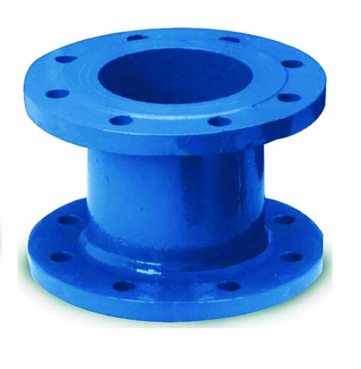 Dn 250 flenserør l=200mm blå epoxy pn10 - flenserør dukti...