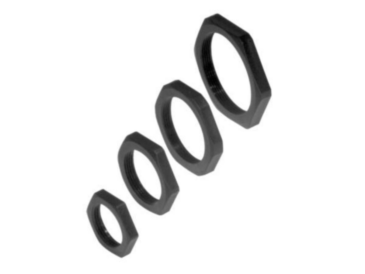 Lock nut m20x1,5 plastic - lock nut plastic | Ahlsell